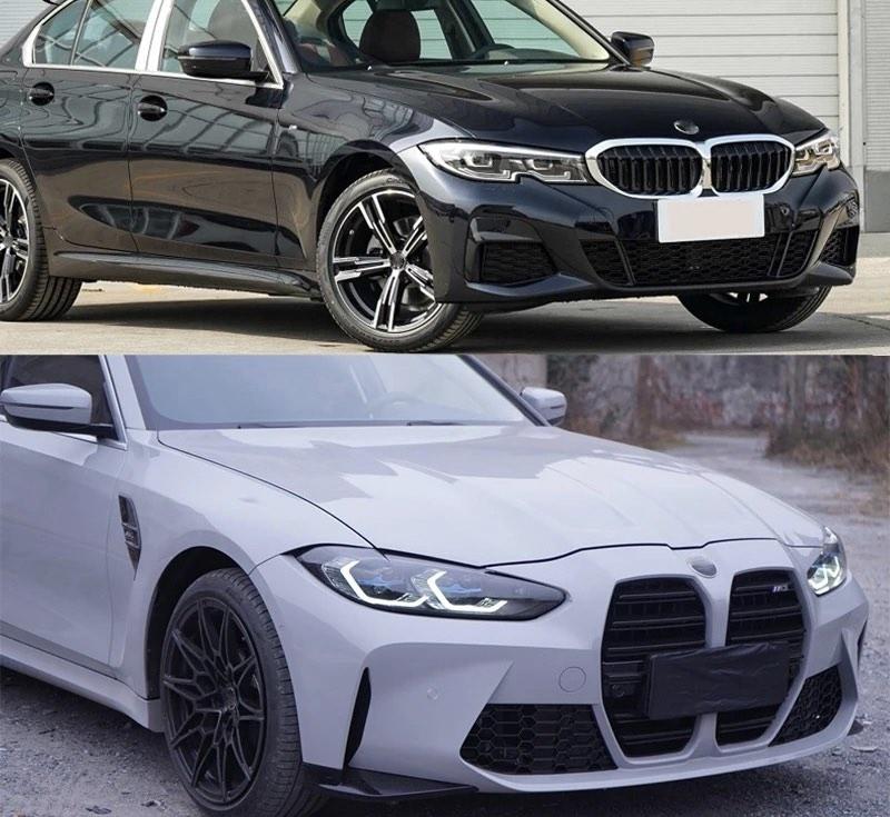 Bmw 3 Series G20 upgrade to g80 wide body kit bodykit fender bumper ...