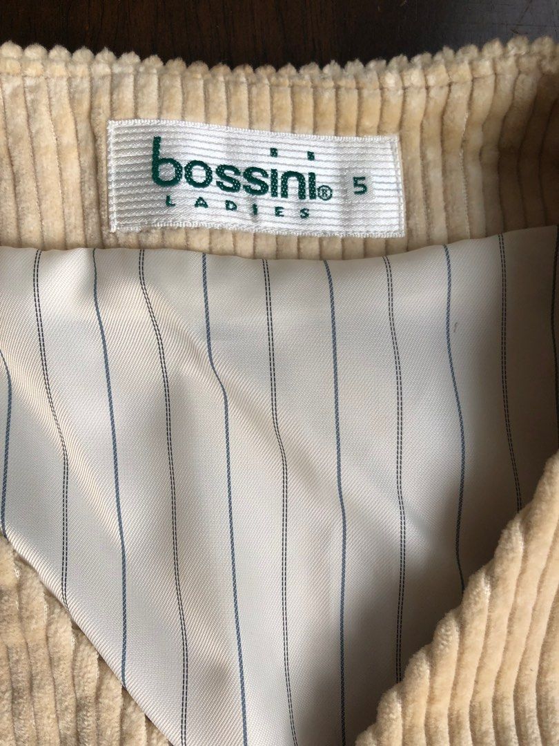 Bossini Corduroy Vest, Women's Fashion, Tops, Other Tops on Carousell