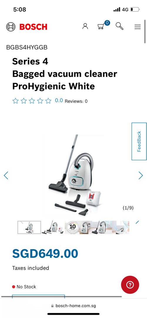 Bosch vacuum cleaner, TV & Home Appliances, Vacuum Cleaner ...