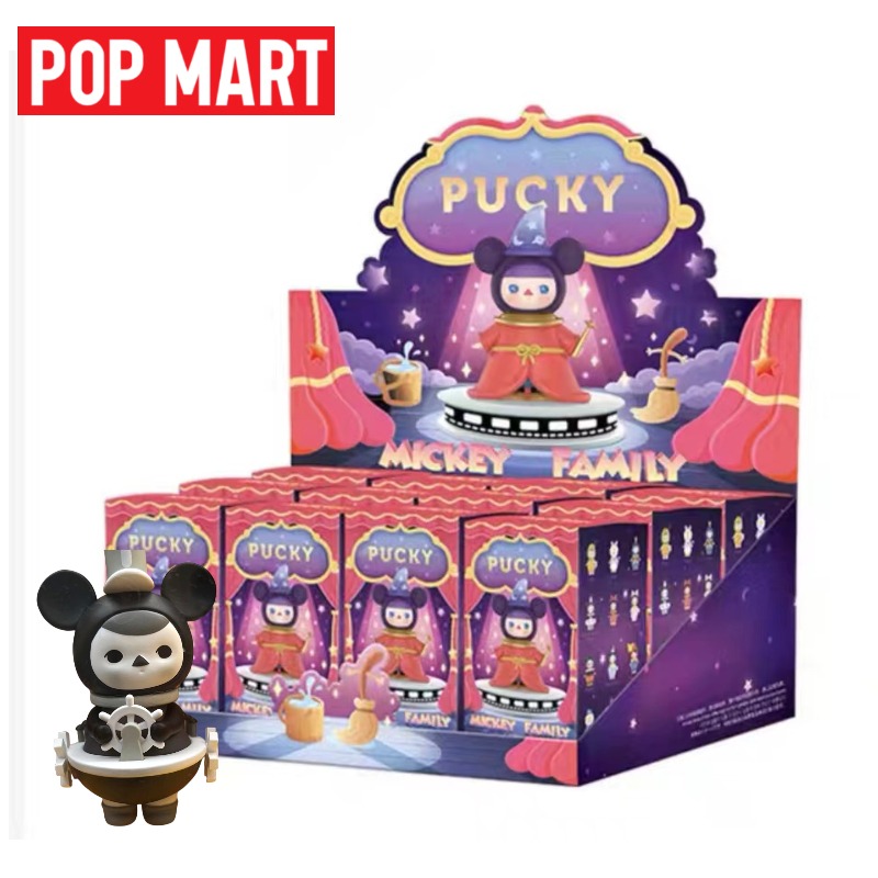 [BRAND NEW] POP MART PUCKY Mickey Family Series Full Set of 12 Blind ...