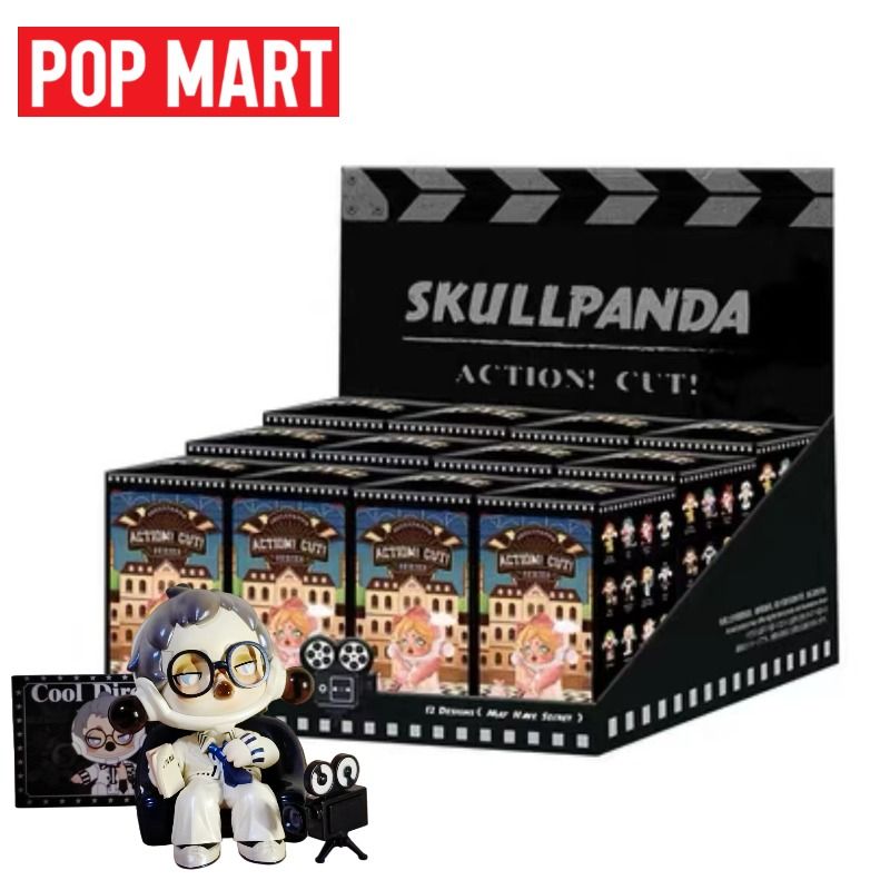 [BRAND NEW] POP MART Skullpanda Action! Cut! Series Full Set Blind Box ...