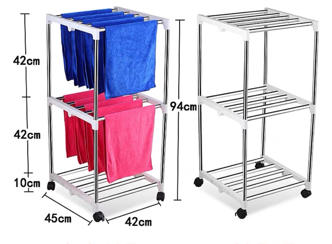 Brand New Stainless Steel Small Laundry Rack, Furniture & Home Living ...