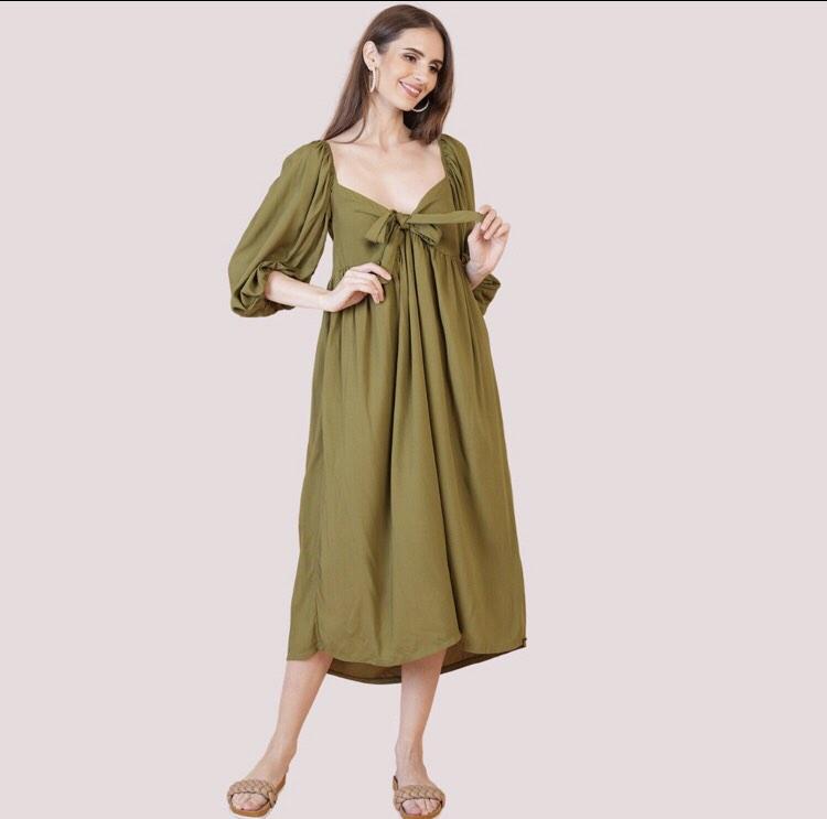Breastfeeding Maternity Olive Green Dress Women s Fashion Maternity breastfeeding-maternity-olive-green-dress-women-s-fashion-maternity