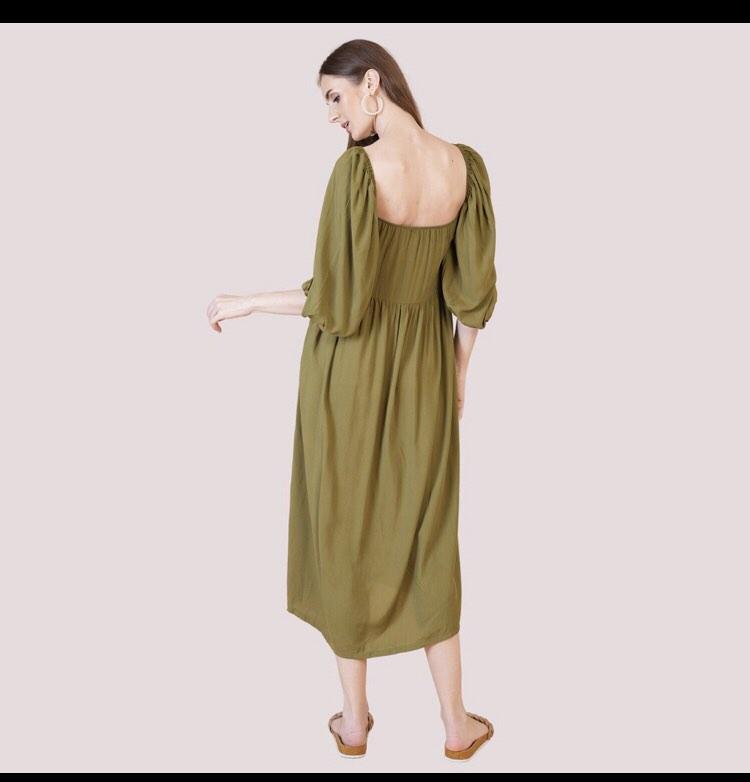 Breastfeeding Maternity Olive Green Dress Women s Fashion Maternity 