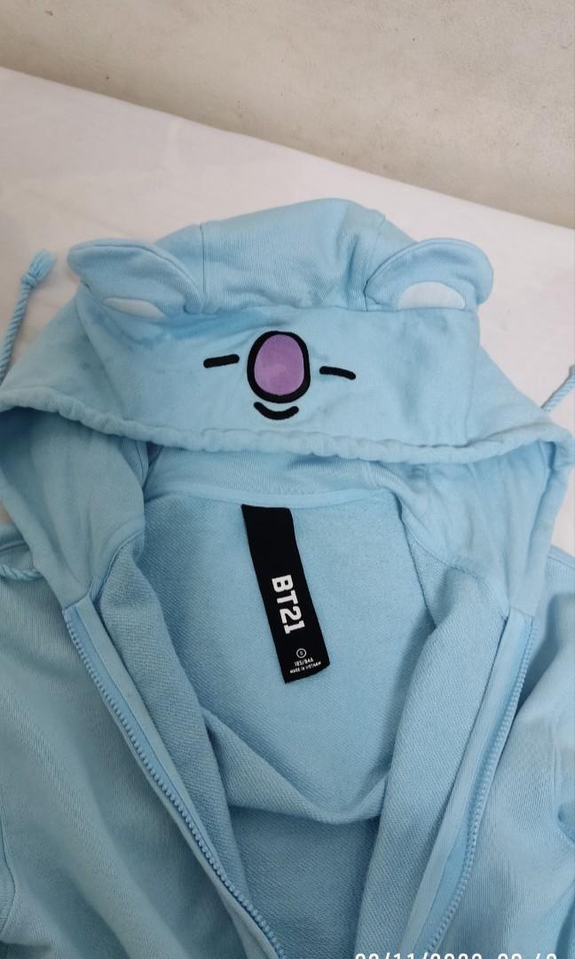 BT21 OFFICIAL COSTUME HOODIE JACKET MERCH KOYA, Women's Fashion, Coats ...