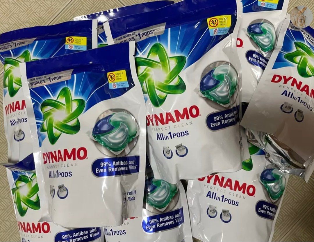 [Bundle of 4] Dynamo Perfect Clean Laundry Pods 39sx4, Furniture & Home ...