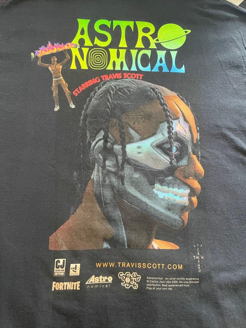 Cactus Jack Travis scott Astro Nomical Fortnite, Men's Fashion, Tops ...