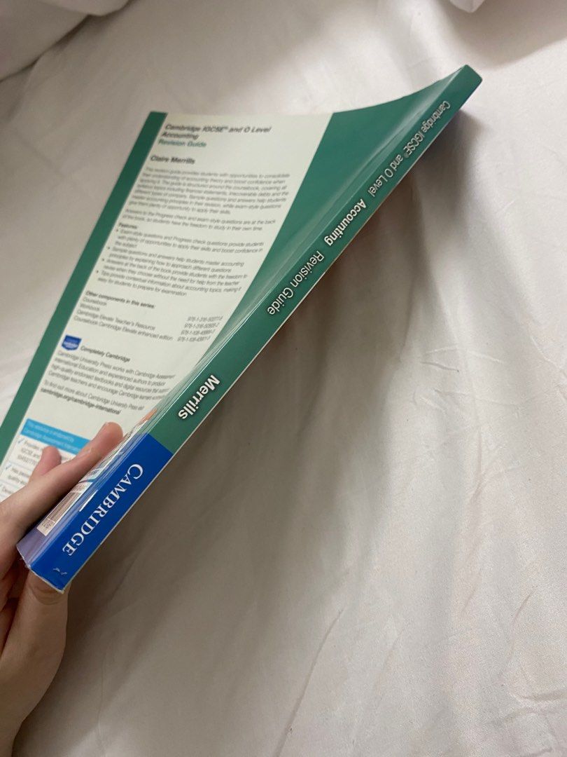 Cambridge IGCSE & O Level Accounting Revision Guide, Hobbies & Toys ...