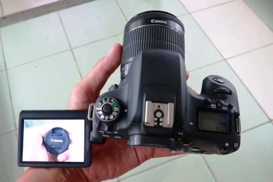 Canon 760D 24mp Flip Wifi Dslr Camera, Photography, Cameras on Carousell