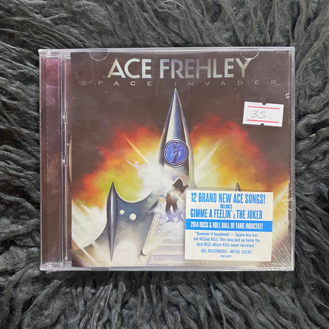 CD ACE FREHLEY Space Invader, Hobbies & Toys, Music & Media, CDs & DVDs ...