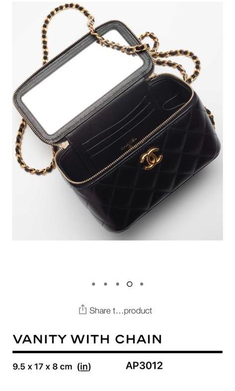Chanel 22K Vanity Case Bag, Luxury, Bags & Wallets on Carousell
