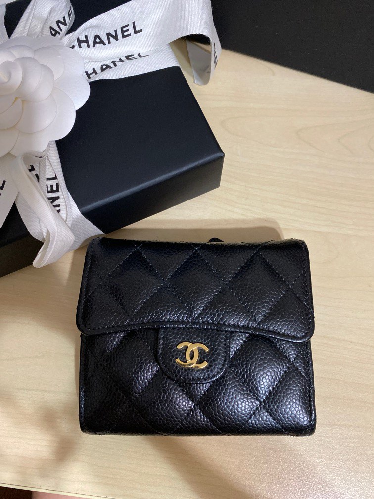 Chanel Classic Small Flap Wallet - Caviar, Women's Fashion, Bags ...