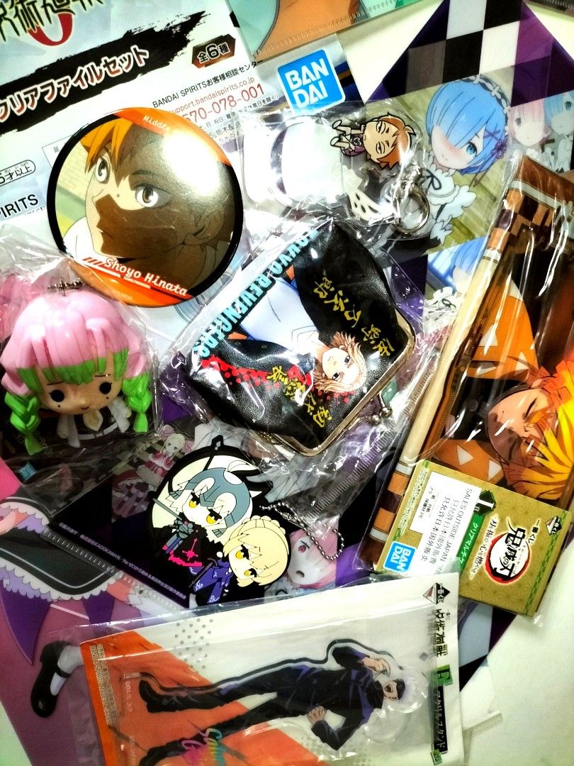 CHEAP ANIME GRABBAGS JJK SLIME REZERO DEMON SLAYER HAIKYUU BSD QQ AOT ...