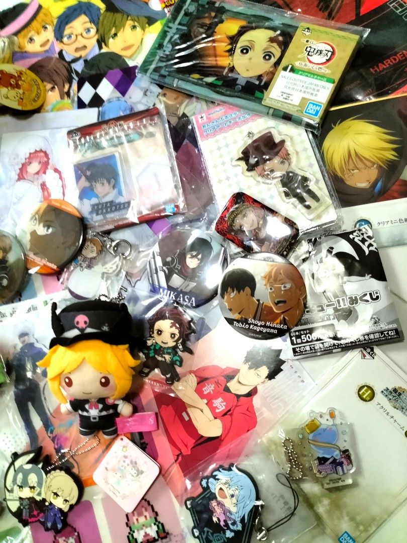 CHEAP ANIME GRABBAGS JJK SLIME REZERO DEMON SLAYER HAIKYUU BSD QQ AOT ...