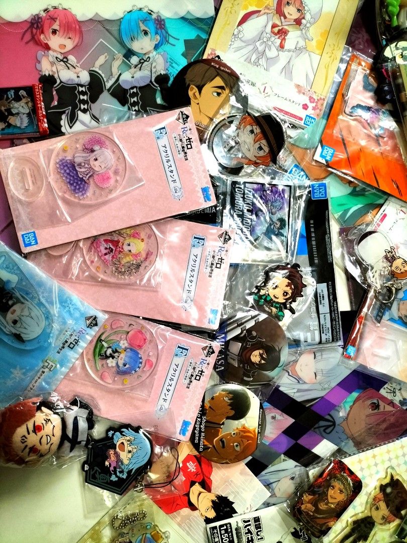 CHEAP ANIME GRABBAGS JJK SLIME REZERO DEMON SLAYER HAIKYUU BSD QQ AOT ...