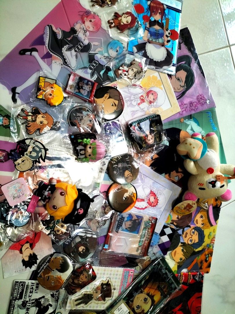 CHEAP ANIME GRABBAGS JJK SLIME REZERO DEMON SLAYER HAIKYUU BSD QQ AOT ...