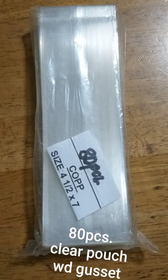 CLEAR PLASTIC POUCH COPP, Hobbies & Toys, Stationary & Craft, Craft ...