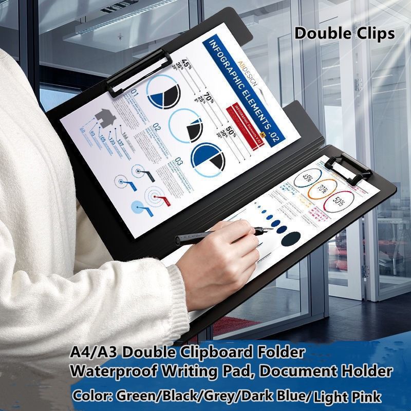 Colorful File Folder A4 Letter Size Clipboard Document Organizer ...