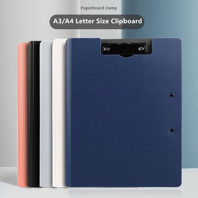 Colorful File Folder A4 Letter Size Clipboard Document Organizer Storage Waterproof Paper Folder