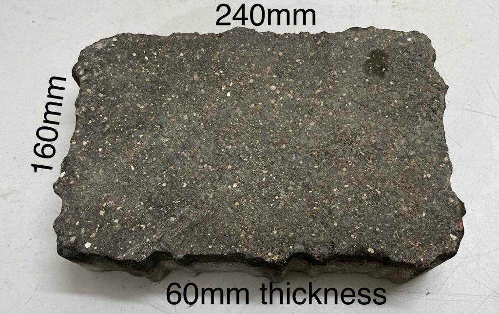 Concrete Block Bricks Paver Stand Base Kerb Size 240mm x 160mm x 60mm ...
