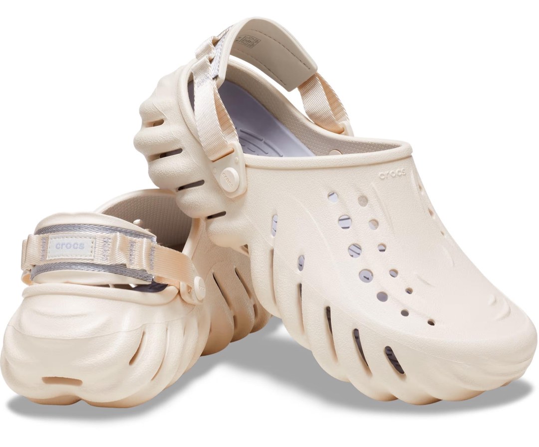CROCS Echo clogs stucco, Men's Fashion, Footwear, Slippers & Slides on ...