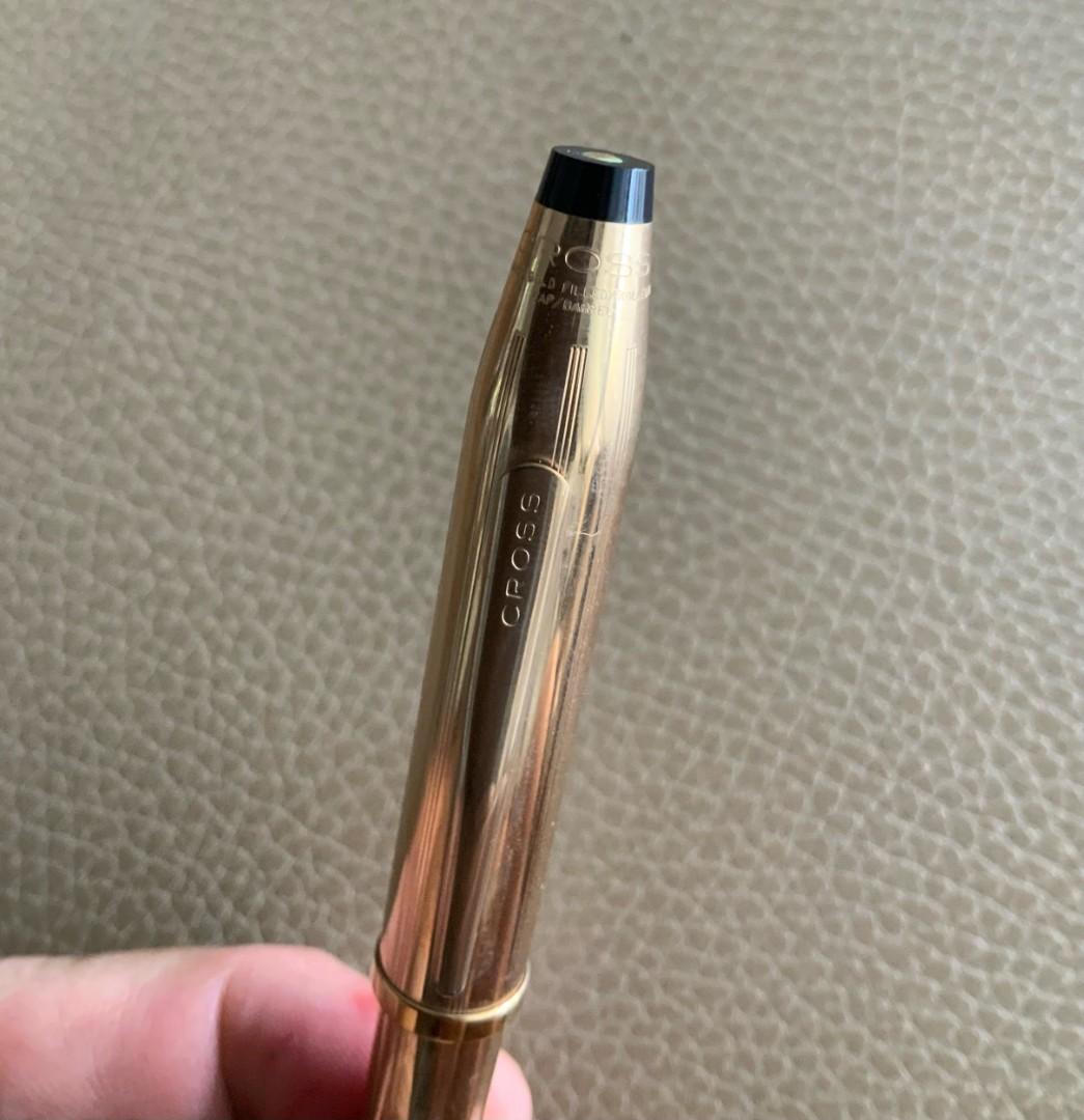 Cross Century II 14K rolled gold fountain pen, 興趣及遊戲, 手作＆自家設計, 文具 ...