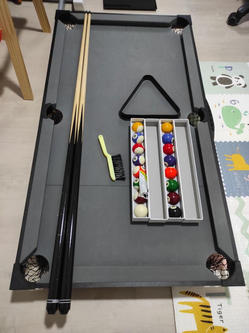 Decathlon billiard pool table bt 100, Sports Equipment, Sports & Games ...