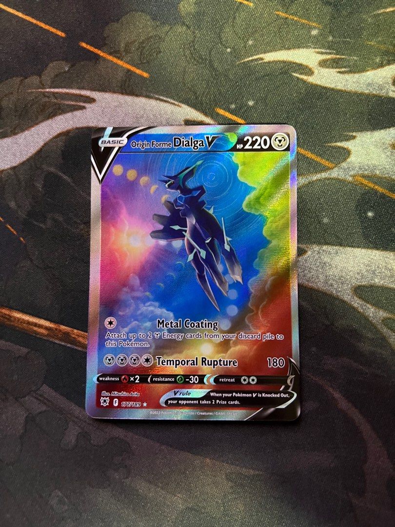 Dialga V Alternate Art - Astral Radiance 177/189, Hobbies & Toys, Toys ...