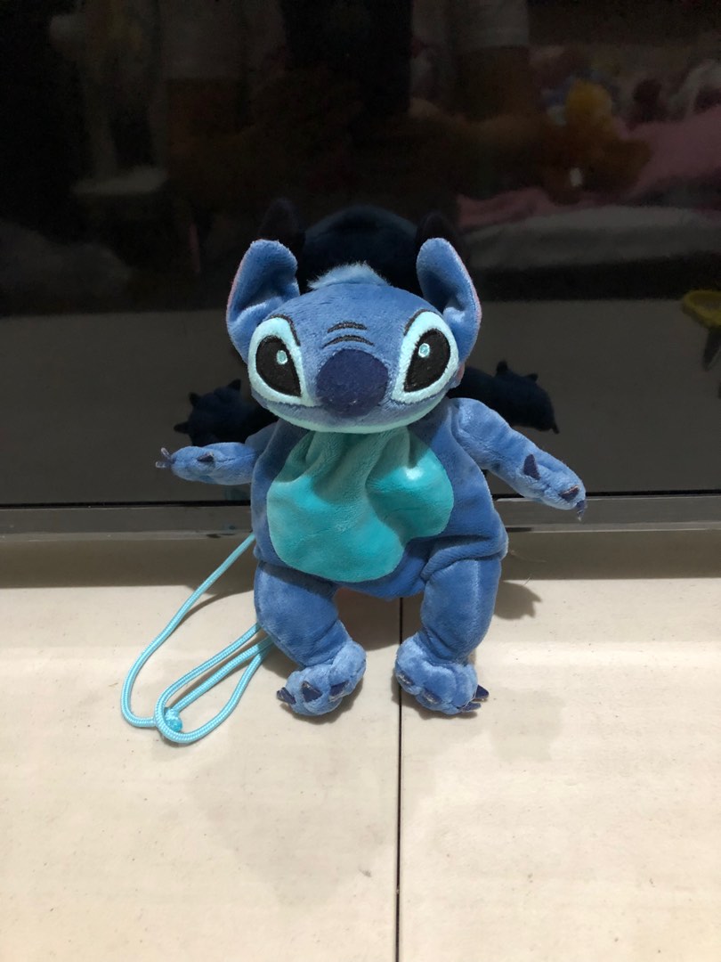 Disney Stitch Drawstring Pouch, Hobbies & Toys, Toys & Games on Carousell