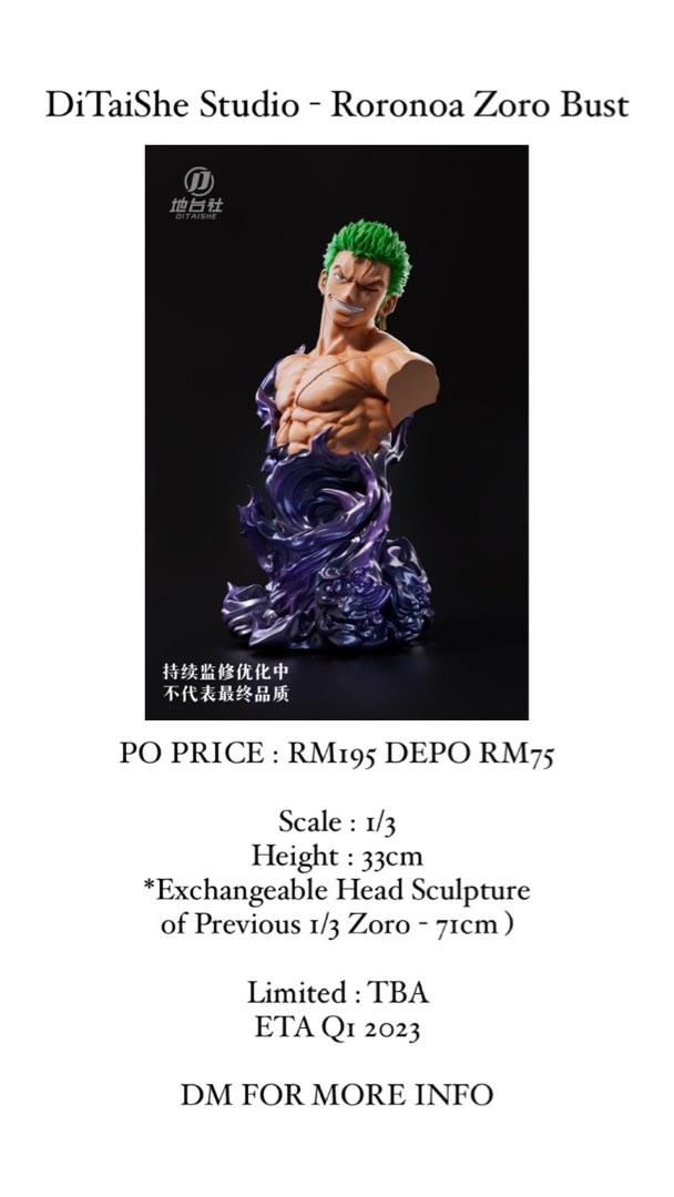 DiTaiShe Studio - Roronoa Zoro Bust, Hobbies & Toys, Toys & Games on ...