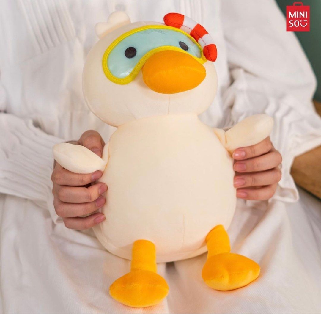 Duck Plush Toy by Miniso, Hobbies & Toys, Toys & Games on Carousell
