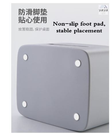 ECOCO Multi-function Tissue Box Napkin Paper Remote Control Storage Box ...