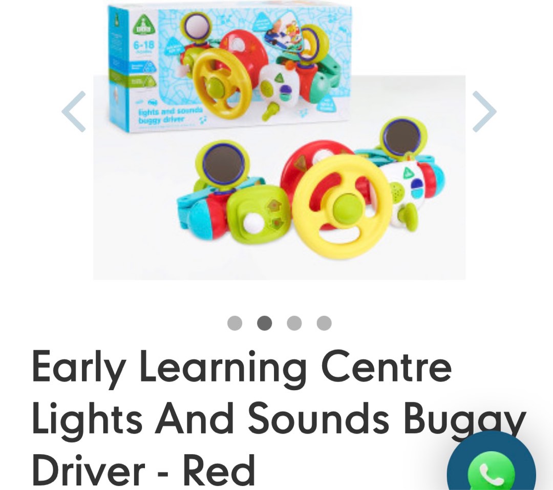 ELC lights and sounds buggy driver, Babies & Kids, Infant Playtime on ...