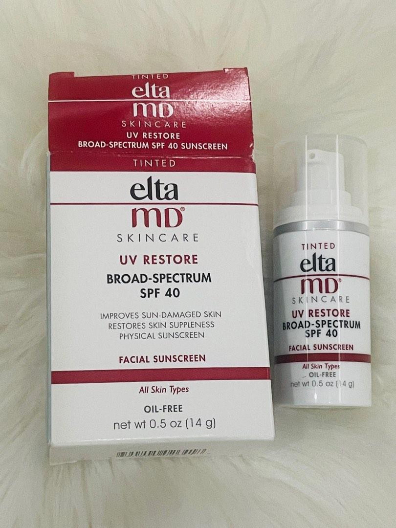 ELTA MD UV RESTORE BROAD SPECTRUM SPF40 FACIAL SUNSCREEN, Beauty ...