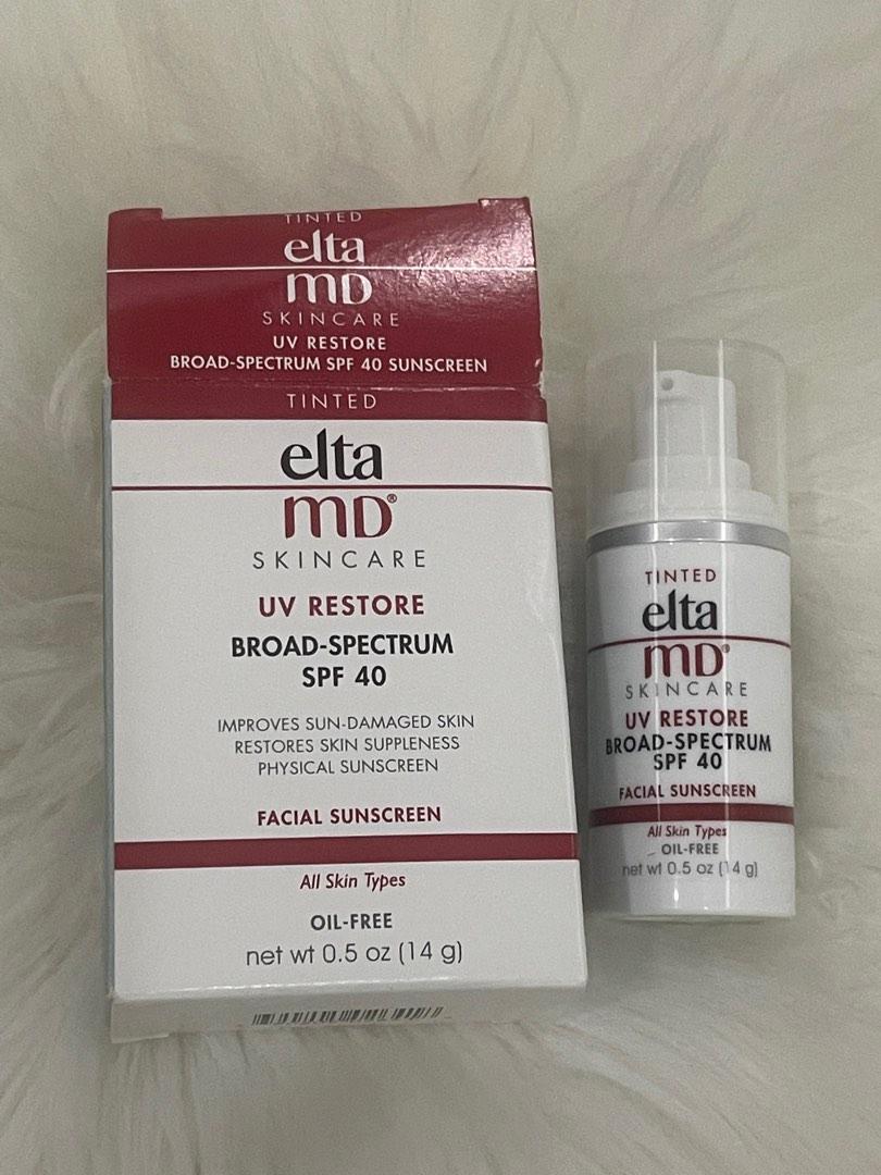 ELTA MD UV RESTORE BROAD SPECTRUM SPF40 FACIAL SUNSCREEN, Beauty ...