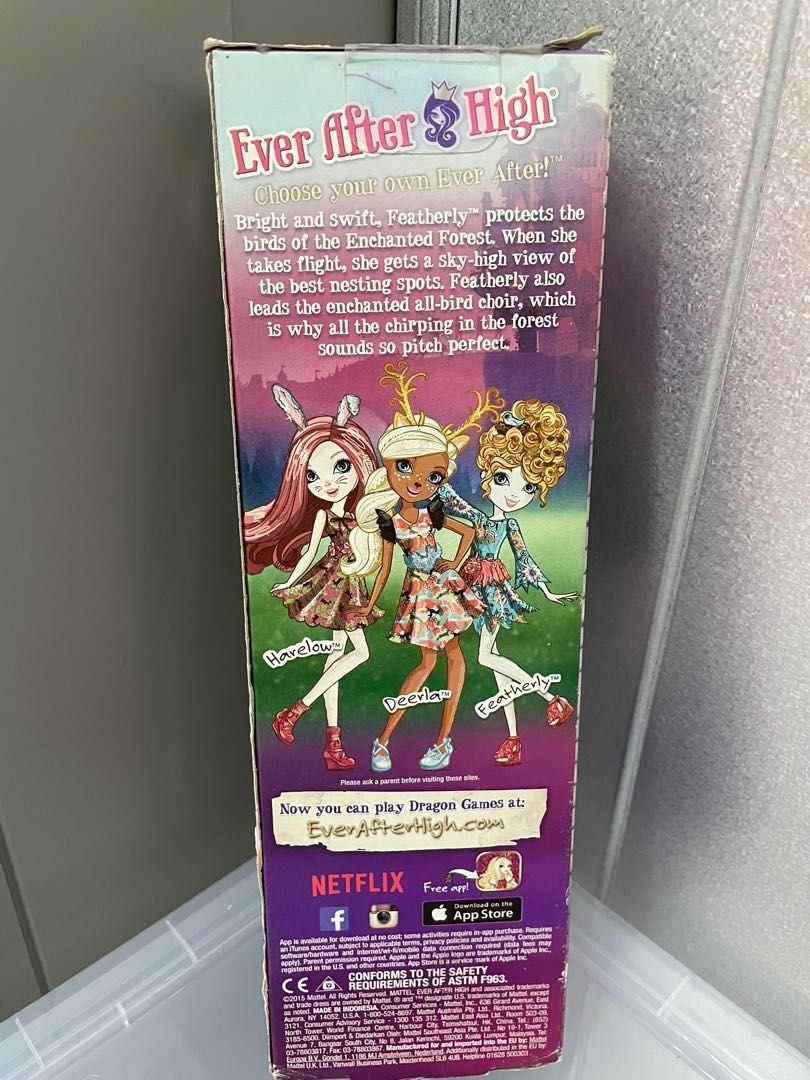 Ever After High Doll | Dragon Games| Forest Pixies Featherly, Hobbies ...