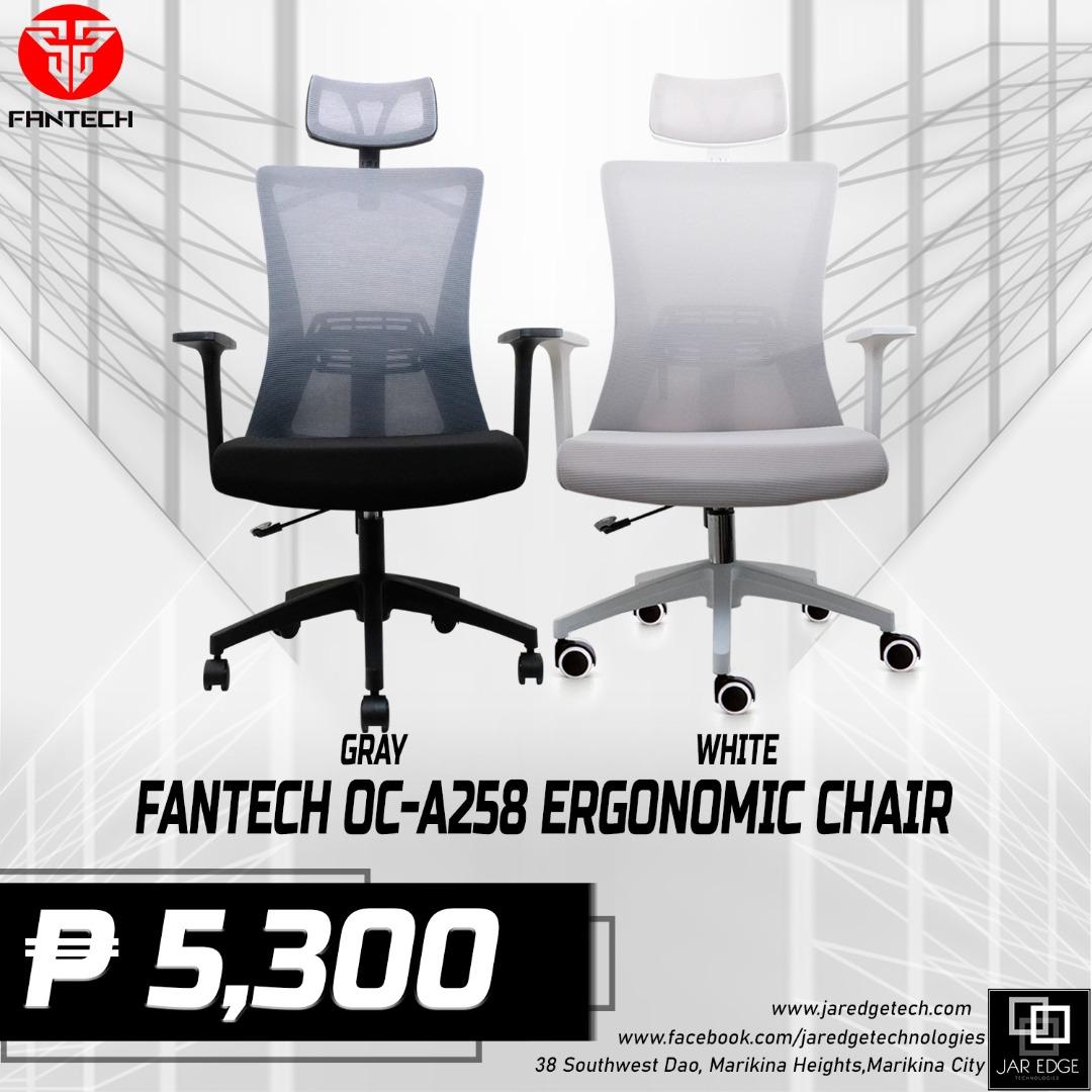 Fantech OC-A258 Ergonomic Office Chairs, Furniture & Home Living ...
