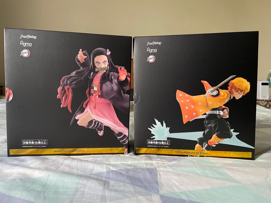 Figma Nezuko DX & Zenitsu DX, Hobbies & Toys, Toys & Games on Carousell