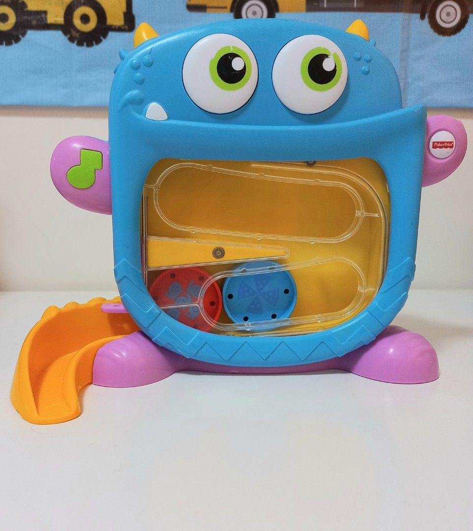 Fisher Price Monster Coin Toy, Babies & Kids, Infant Playtime on Carousell