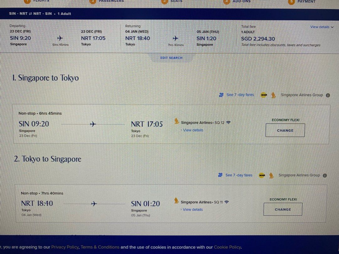 Flight ticket to Tokyo depart 23 Dec, Tickets & Vouchers, Flights ...