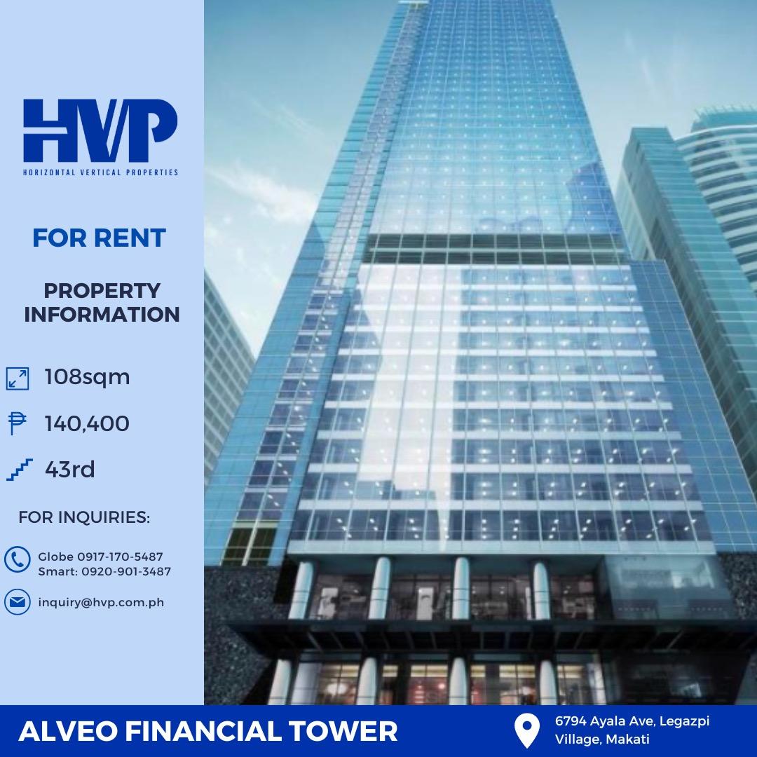 ALVEO FINANCIAL TOWER - Office Space, 108 Sqm., Makati, Property ...