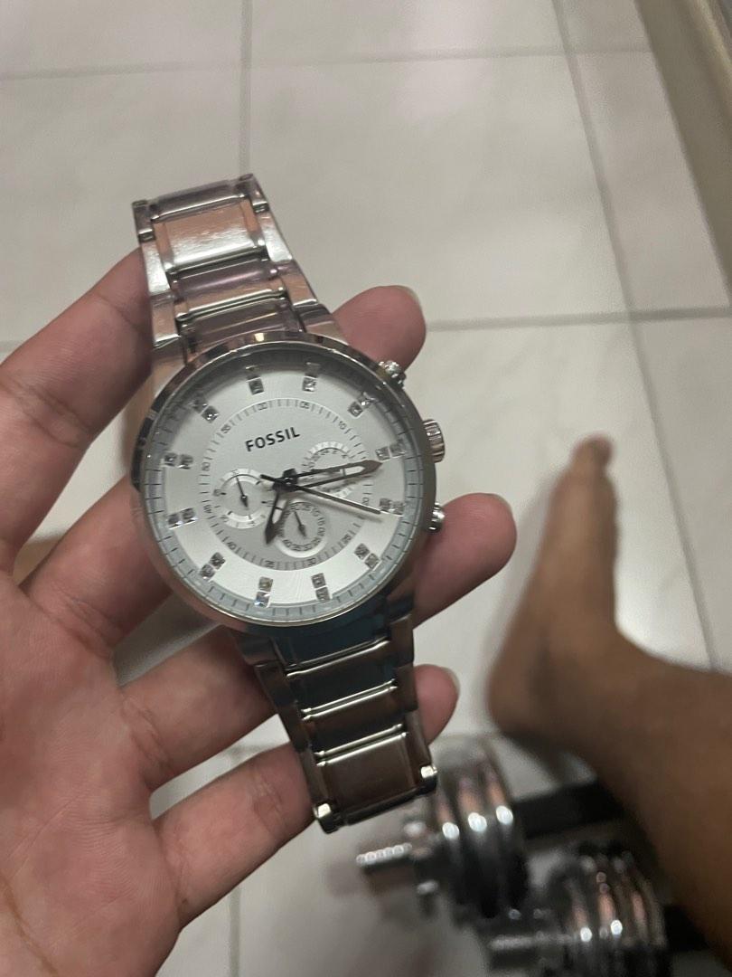 Fossil Silver Watch, Men's Fashion, Watches & Accessories, Watches on ...