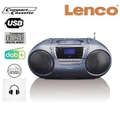 FR Lenco SCD-680 Silver, Portable Stereo DAB+ & FM Radio with CD ...