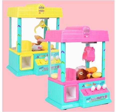 (FREE 10TOYS)Claw Catcher Machine mini UFO Catcher Arcade Games for ...