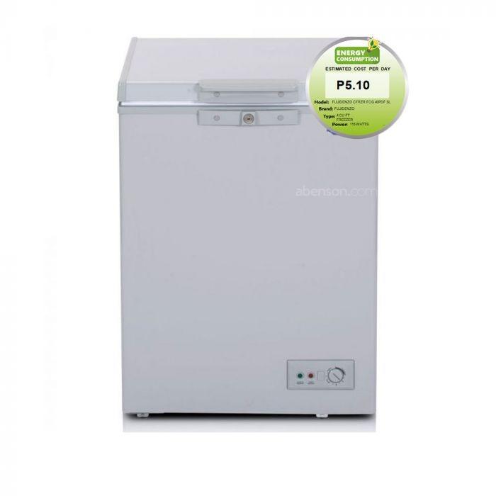 Fujidenzo Dual Function Solid Top Chest Freezer 4 Cu.ft. (FCG-40PDF SL), TV & Home Appliances ...