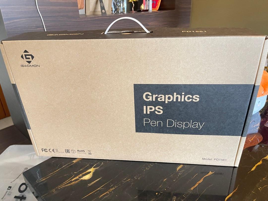 GAOMON PD1561 15.6 Inch IPS HD Graphics Tablet Monitor for Drawing with ...