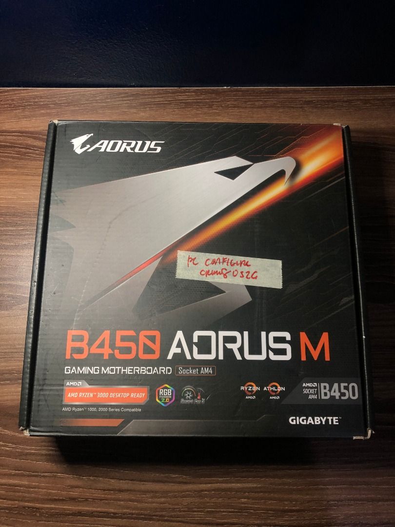 Gigabyte B450 Aorus M Motherboard w/ FREEBIES, Computers & Tech, Parts ...