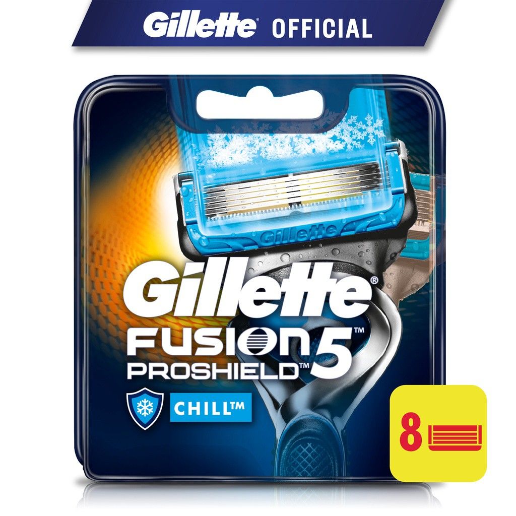 Gillette Fusion Proshield 5 CHILL, Beauty & Personal Care, Men's ...