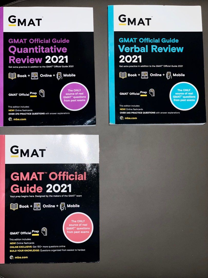 GMAT Official Guide 2021, 興趣及遊戲, 書本 & 文具, 教科書 - Carousell