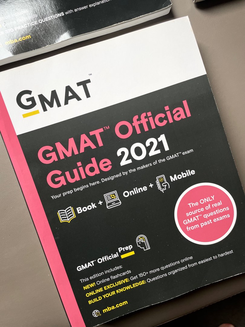 GMAT Official Guide 2021, 興趣及遊戲, 書本 & 文具, 教科書 - Carousell